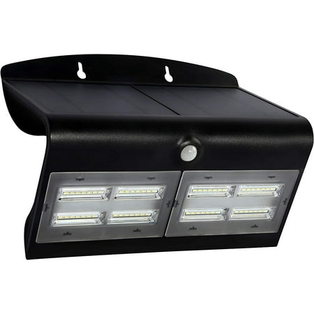 LED Solar Wall Light with Front and Back Light - 6.8 Watt - 800 Lumens ...