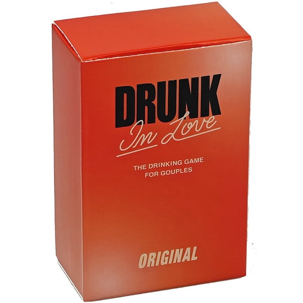 Un juego de beber totalmente inglés, borracho de amor, un juego de mesa ...