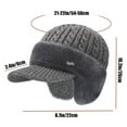 CYSFASHION Baseball Cap for Men Cozy Fur Warm Trapper Hat Fall Fashion ...