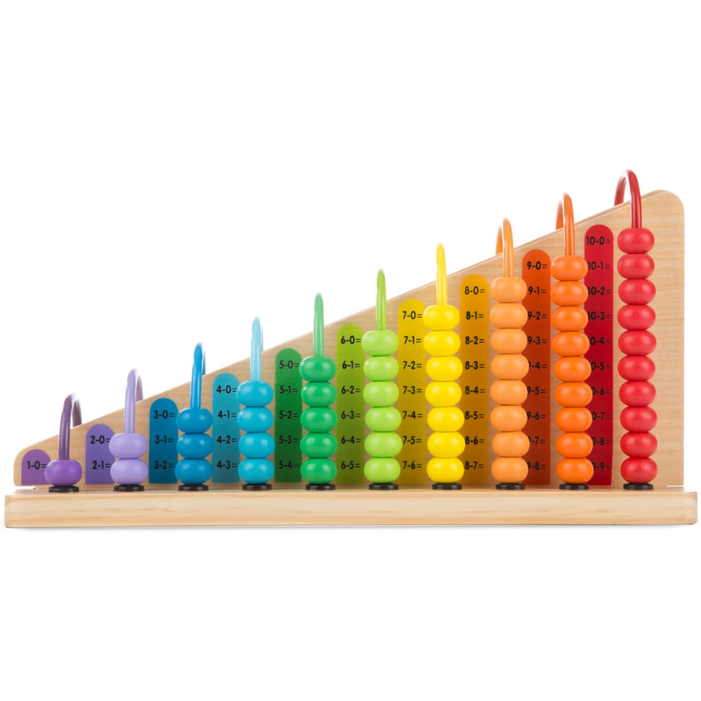 Click here for Unbranded 55-Bead Wooden Add & Subtract Abacus - E... prices