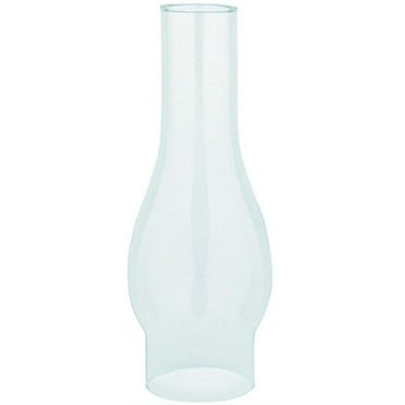 Clear Glass Lamp Chimney, Oval Replacement, 2 1/2 Inch x 10 Inches, For ...