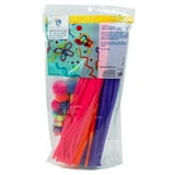 Hello Hobby Fuzzy Craft Kit Neon, 300-Piece Soft Fuzzy Stick Craft ...