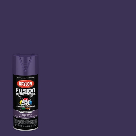 6-Pack of 12 oz Krylon K02719007 Purple Fusion All-In-One Paint ...
