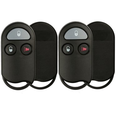 2 PACK KeylessOption Keyless Entry Remote Control Starter Car Key Fob ...