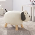 Powell Tyke Dog Upholstered Kids' Stool - Walmart.com