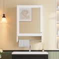 20 inch Wall Mounted Medicine Cabinet with Adjustable Shelf, 3-in-1 ...
