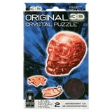 Original 3D Crystal Puzzles Skull 2 Pieces BePuzzled Plastic 3D Puzzles ...