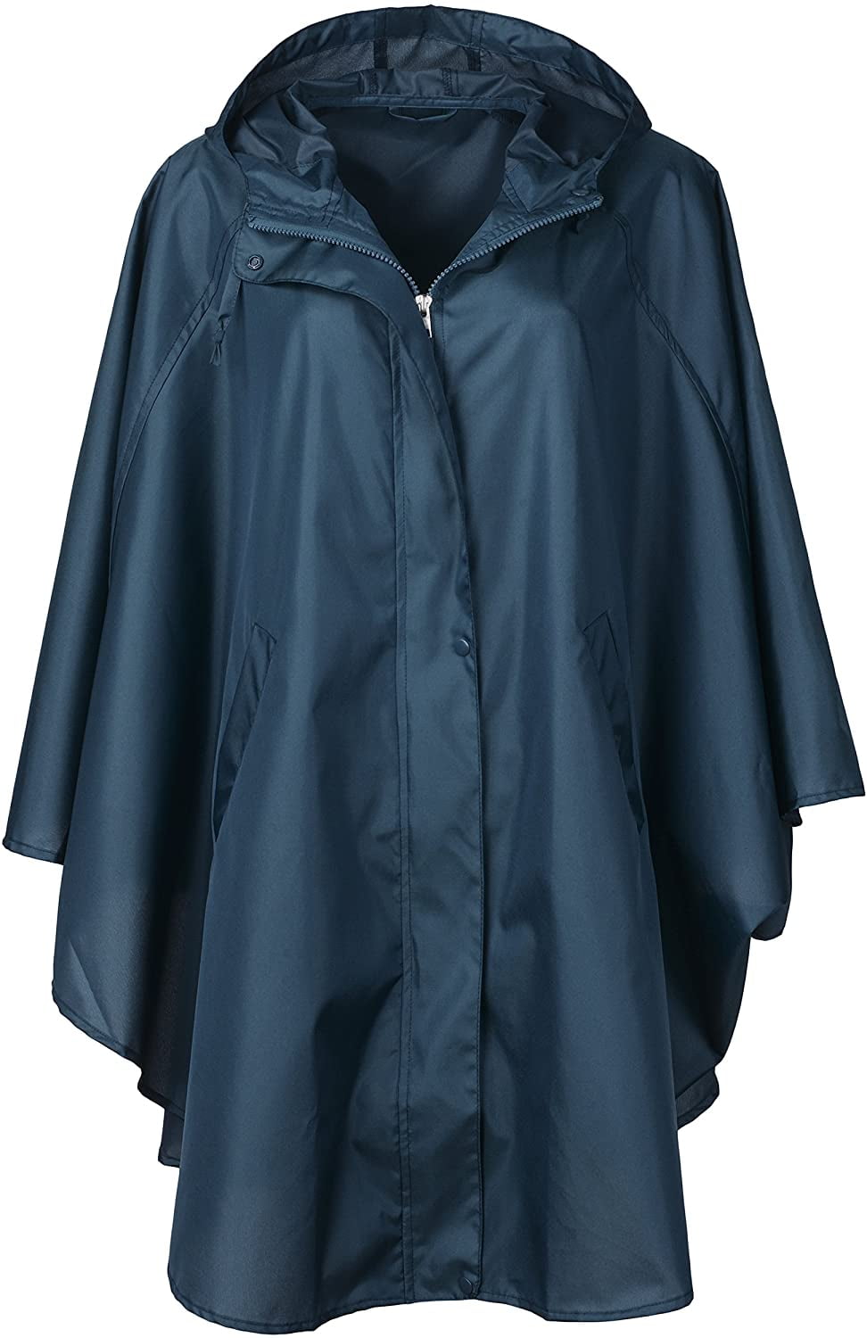 YOUI-GIFTS Women's Waterproof Packable Batwing-Sleeved Raincoat Rain ...