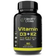 (5 pack) Health Dose Vitamin D3 + K2 10.000 IU With K2 MK-7 with D3 ...