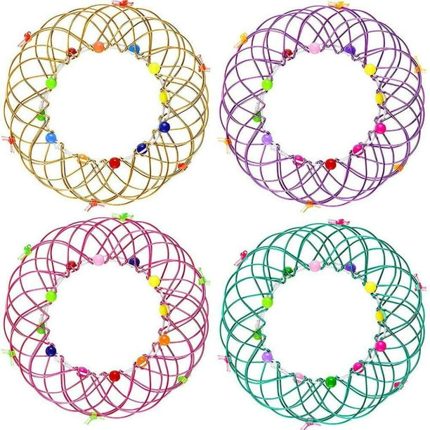 4 Pieces Flower Basket Wire Anxiety Loop for Toys Handmade Stress ...