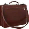 Sharo 'The Organizer': Italian Leather Laptop Brief and Messenger Bag with iPad Compartent ...