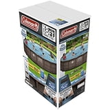 Coleman Power Steel 18’ x 48” Round Metal Frame Above Ground Pool Set ...