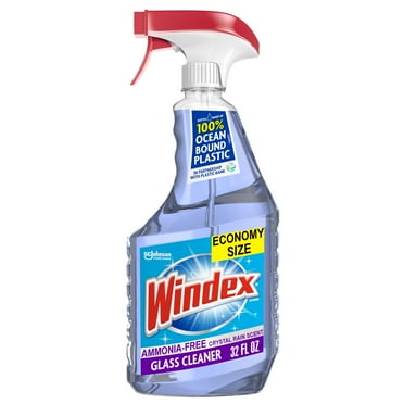 Windex with Vinegar Glass Cleaner, Spray Bottle, 32 fl oz - Walmart.com