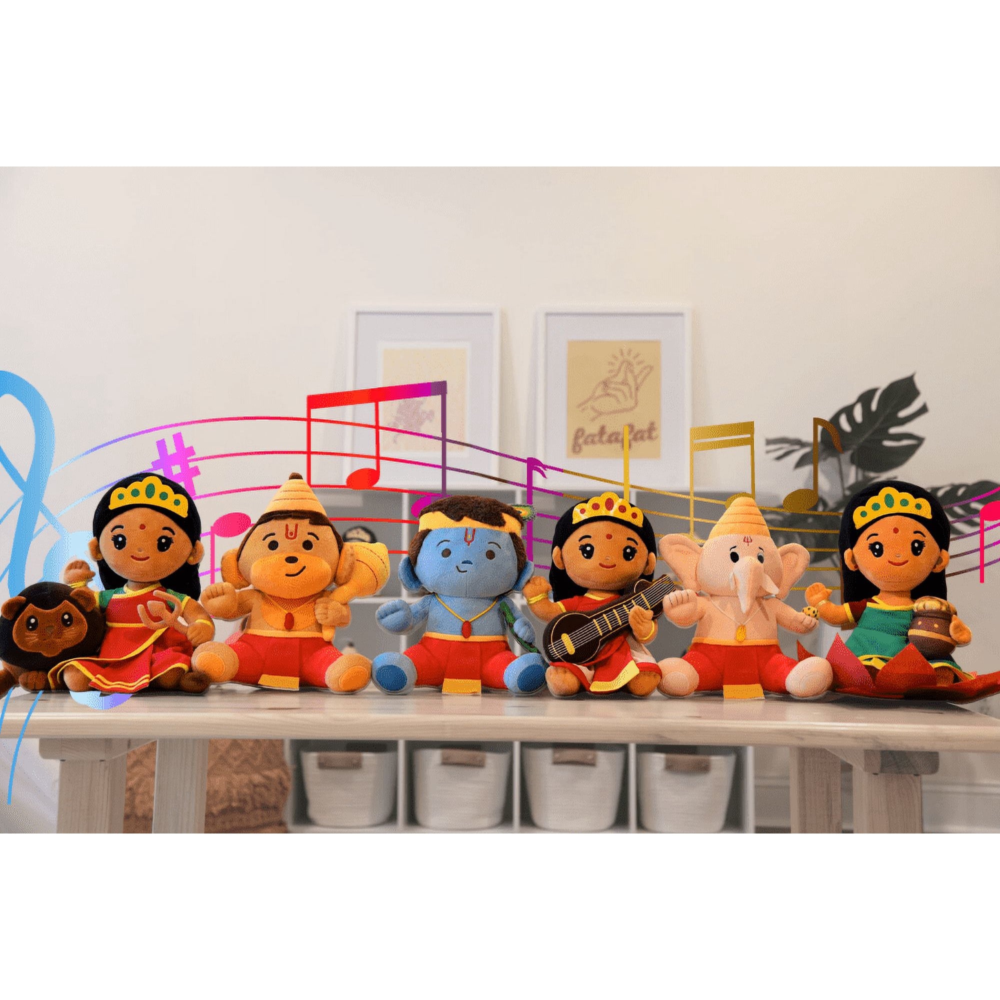 Click here for Modi Toys Mini Bundle (7) Mantra Singing Plush Toy... prices