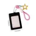 Card Holder With Star Charm, Double Slot ID Badge Case With Clear ...