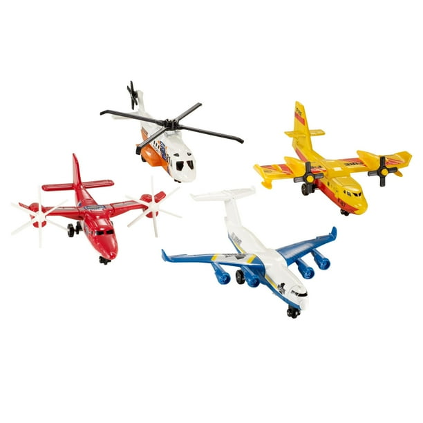 Matchbox Die-Cast Aircraft Sky Busters Fire Rescue 4-Pack - Walmart.com ...