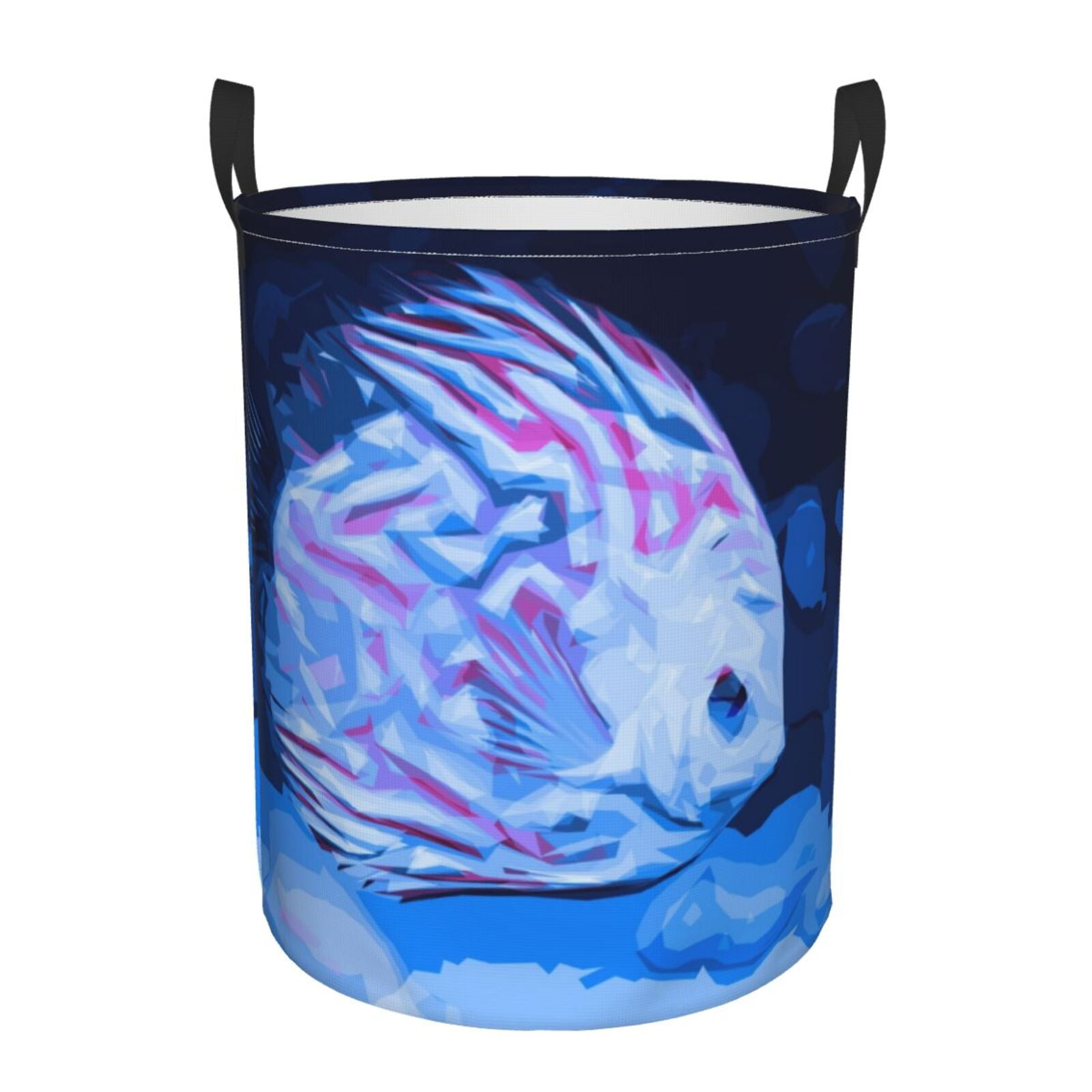 ZNDUO Laundry Basket, Round Laundry Storage Basket, Waterproof Laundry ...