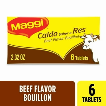 Maggi Djon Djon Bouillon Cubes, Mushroom Flavored, 1 Box, 48 Cubes ...