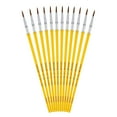 Crayola Natural Paint Brushes, Yellow, 1 Dozen - Walmart.com