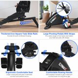 Gymax Foldable Magnetic Rowing Machine Rower w/ 10-Level Tension ...