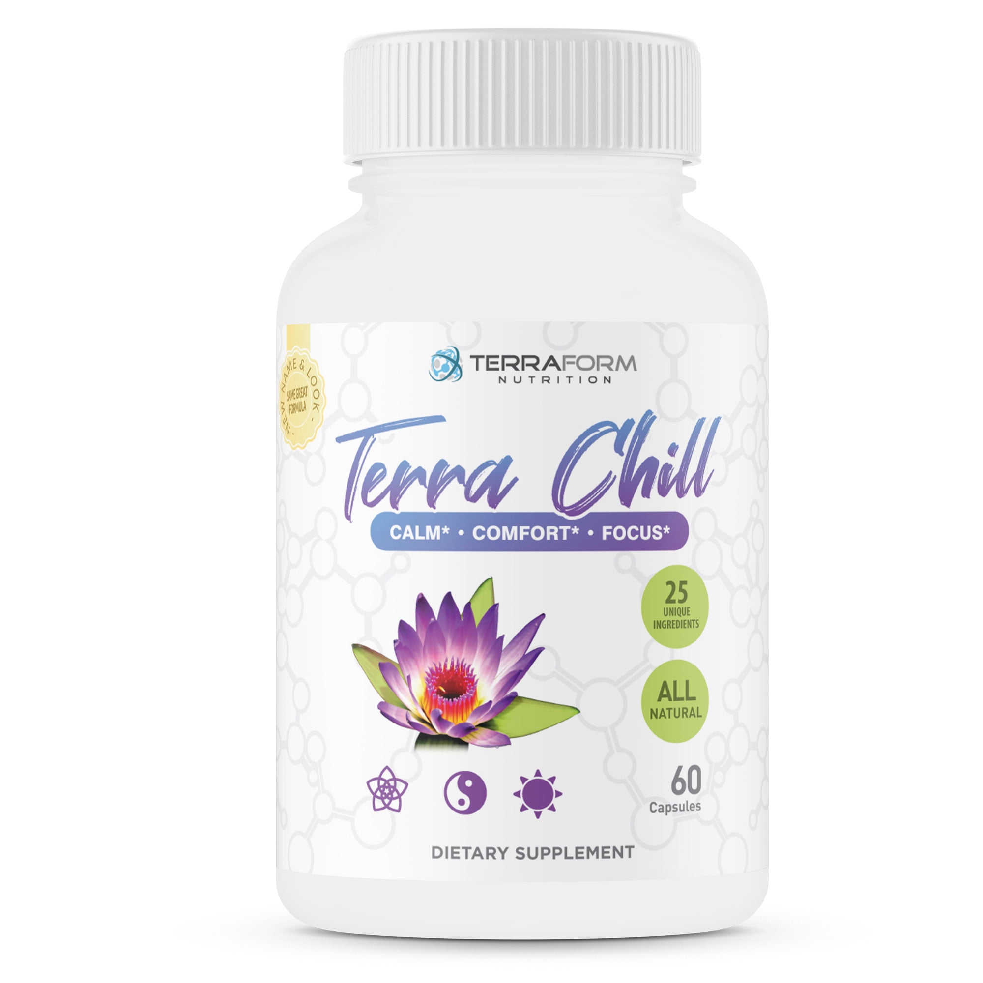 Terra Chill Premium Anxiety Relief Pills – Natural Formula Supports a ...