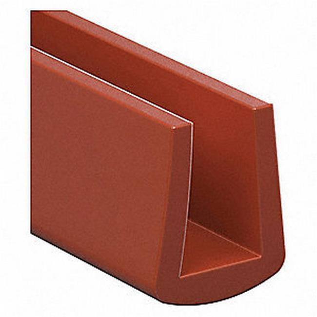0.062 x 0.375 in. Silicone Foam Style C Rubber Edging - 100 ft. Length ...