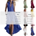 DPTALR Women's Stand Collar Sleeveless Zip Front Asymmetrical Ruffle ...