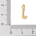 5 pcs 316L Surgical Stainless Steel Charms Letter Charm Golden Letter J ...