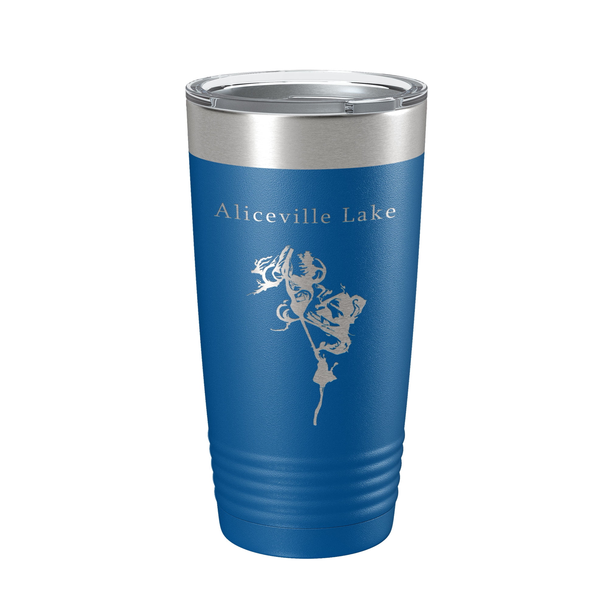 Aliceville Lake Map Tumbler Travel Mug Insulated Laser Engraved Coffee ...