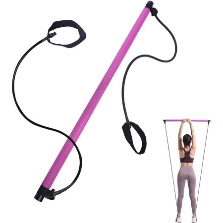 Portable Pilates Bar, Resistance Band, Exercise Machine, Muscle ...