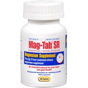 Mag Tab SR Magnesium Supplement Essential Mineral, 100 caplets, 1 pack ...