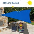Quictent 20Lx20W ft 185G HDPE Rectangle Sun Shade Sail 98% UV Block ...