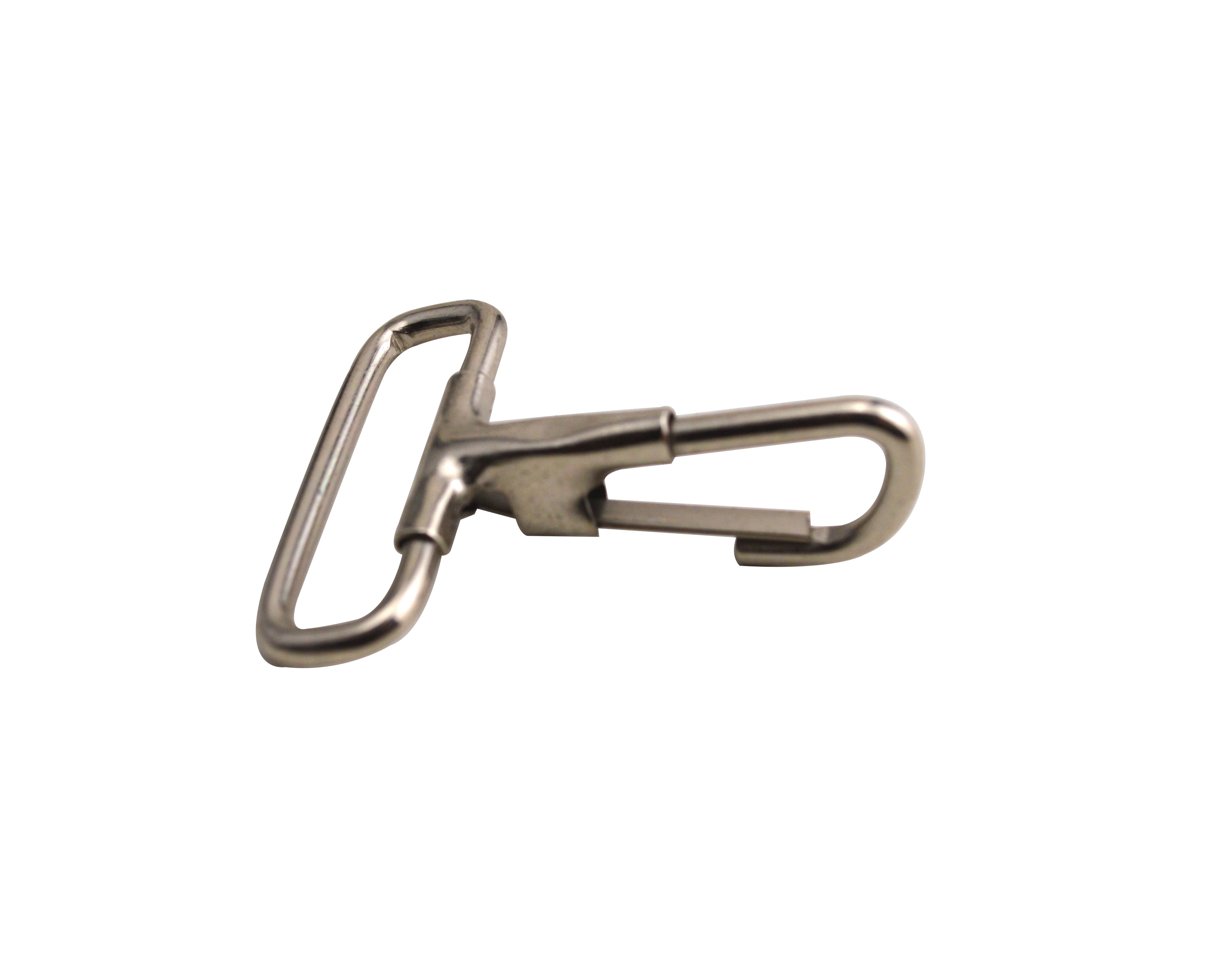 Fenggtonqii Silvery 1.25" Inner Diameter D Ring Metal Spring Buckle ...