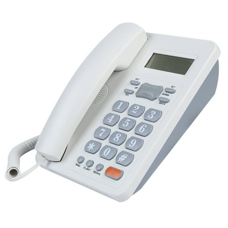 Khall Corded Telephone,DTMF/FSK Dual System Telephone Line Powered ...
