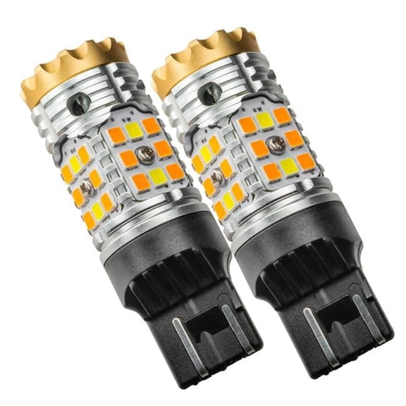 Oracle Lights 5111-023 Switchback High Output Can-Bus LED Bulbs Amber ...
