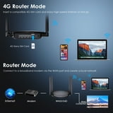 WiFi Router 4G LTE Wireless Router 1200Mbps with Hotspot Gigabit Router ...