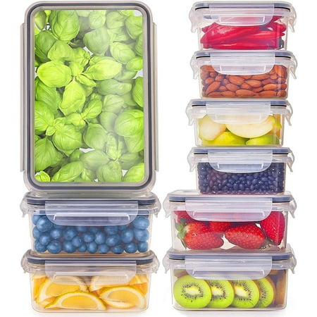 Fullstar (14 Pack) Food Storage Containers with Lids - Plastic Food ...