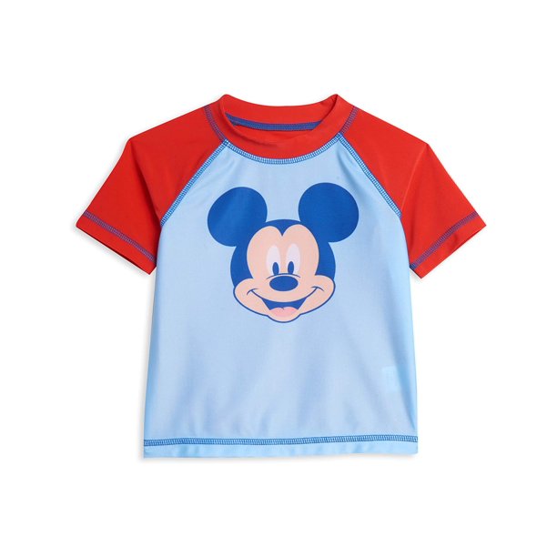 Disney Boys' Mickey Mouse Face Rash Guard (Baby Boys) - Walmart.com