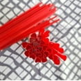 The best MOON 100pcs Heart Shaped Red Straws Disposable Drinking Cute ...