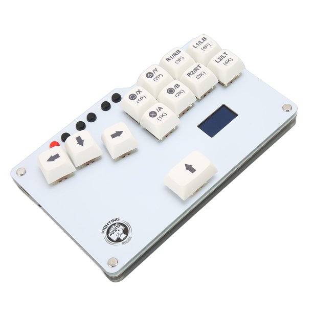 Arcade Fight Stick, Precise Control Multiport Arcade Stick Keyboard Pre Installed Firmware for ...