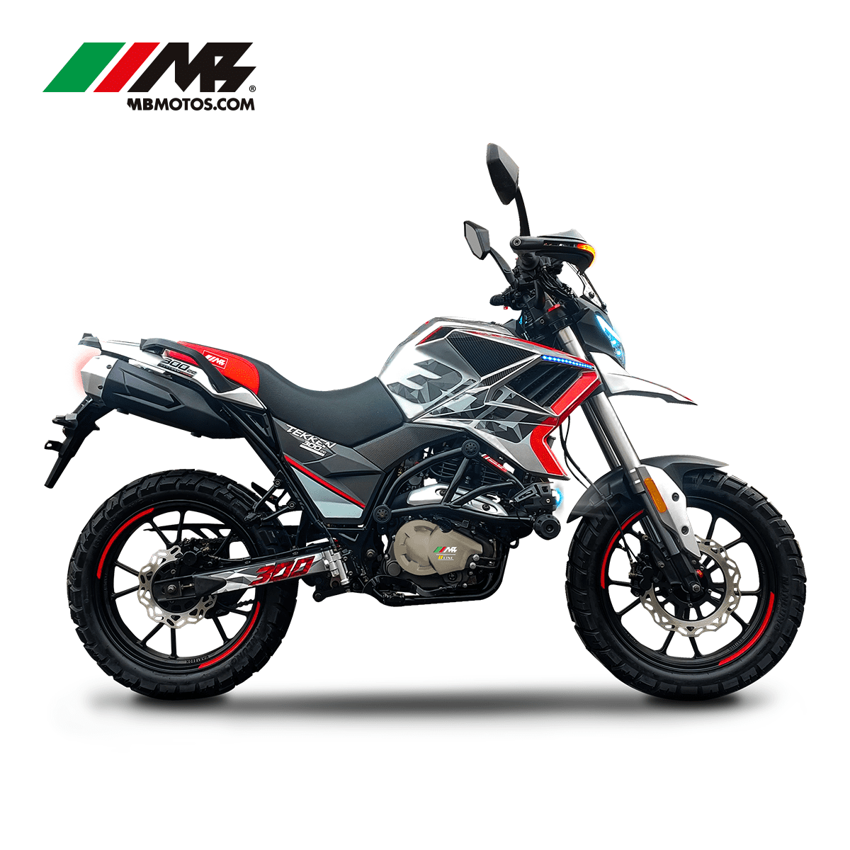 Motocicleta Doble Propósito Mb Motos Tekken 300 Performance Rojo 2024 ...
