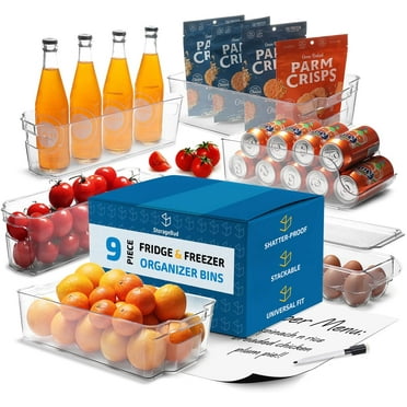 Fridge Freezer Slide Space Saver Organizer Kitchen Storage Rack Shelf ...