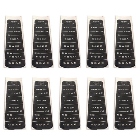 Pack of 10 3/4 Violin Note Sticker Learning Practicing Fretboard 3/4 ...