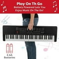 Electric Keyboard Set with Microphone and Built In Speakers- Portable ...