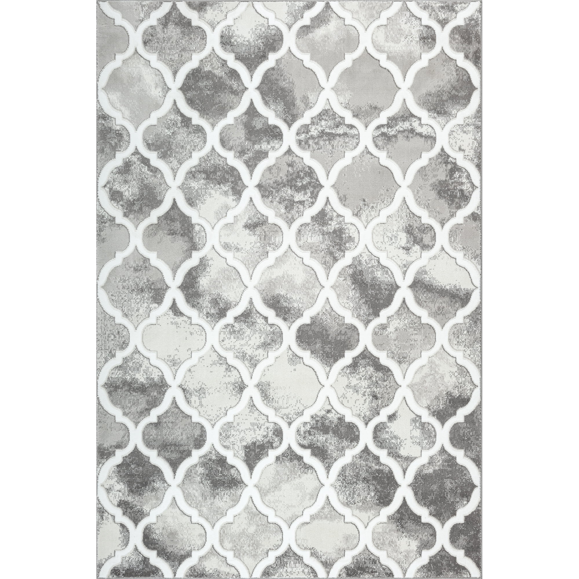 Click here for Mainstays Trellis Grey Area Rug  5 X 7 53 X 7 prices