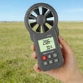 MOMOJIA Handheld Wind Gauge Handheld Digital Anemometer for Wind Speeds ...