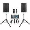 Proreck Club 6000 15-inch 6000W Stereo PA Speaker System, Bluetooth, 2 ...