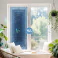 Blue Gradient Squares Window Privacy Film, Softness Layers Zen ...