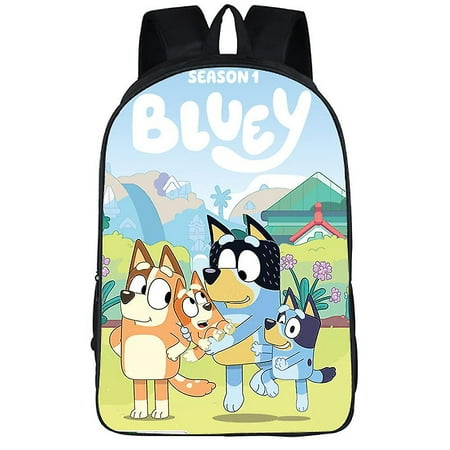 Bluey Student Schoolbag Large-capacity Single-layer Backpack ...