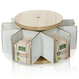 Made Easy Kit Metal Carousel Tea Bag Organizer and Kettle Stand ...